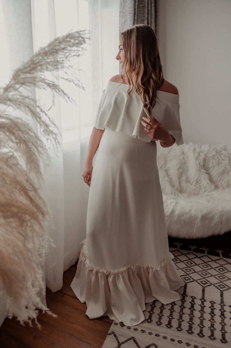 Off Shoulder Ruffle Bodice Pattern. Women's PDF Printable - Etsy