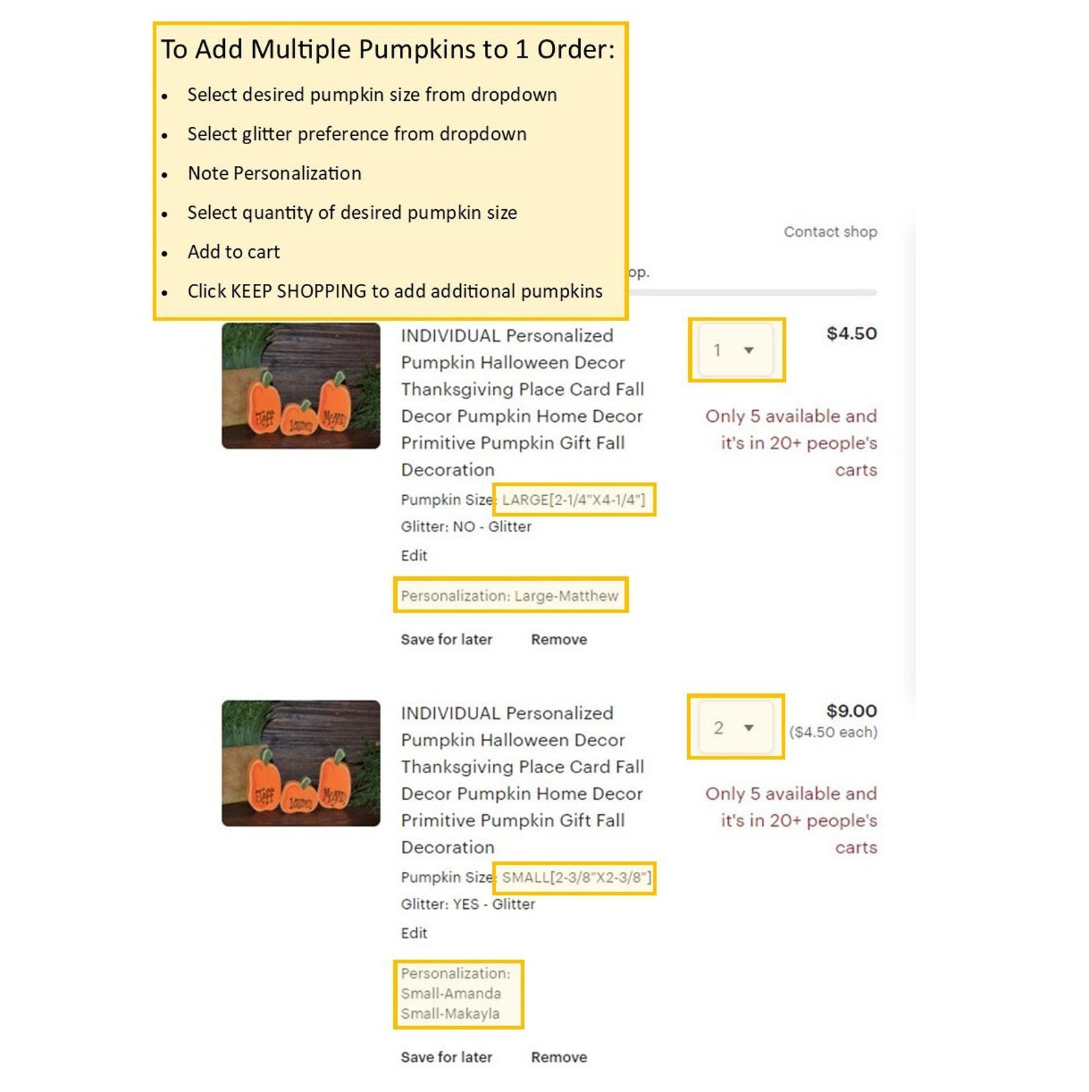 INDIVIDUAL Personalized Pumpkin Halloween Decor Thanksgiving - Etsy