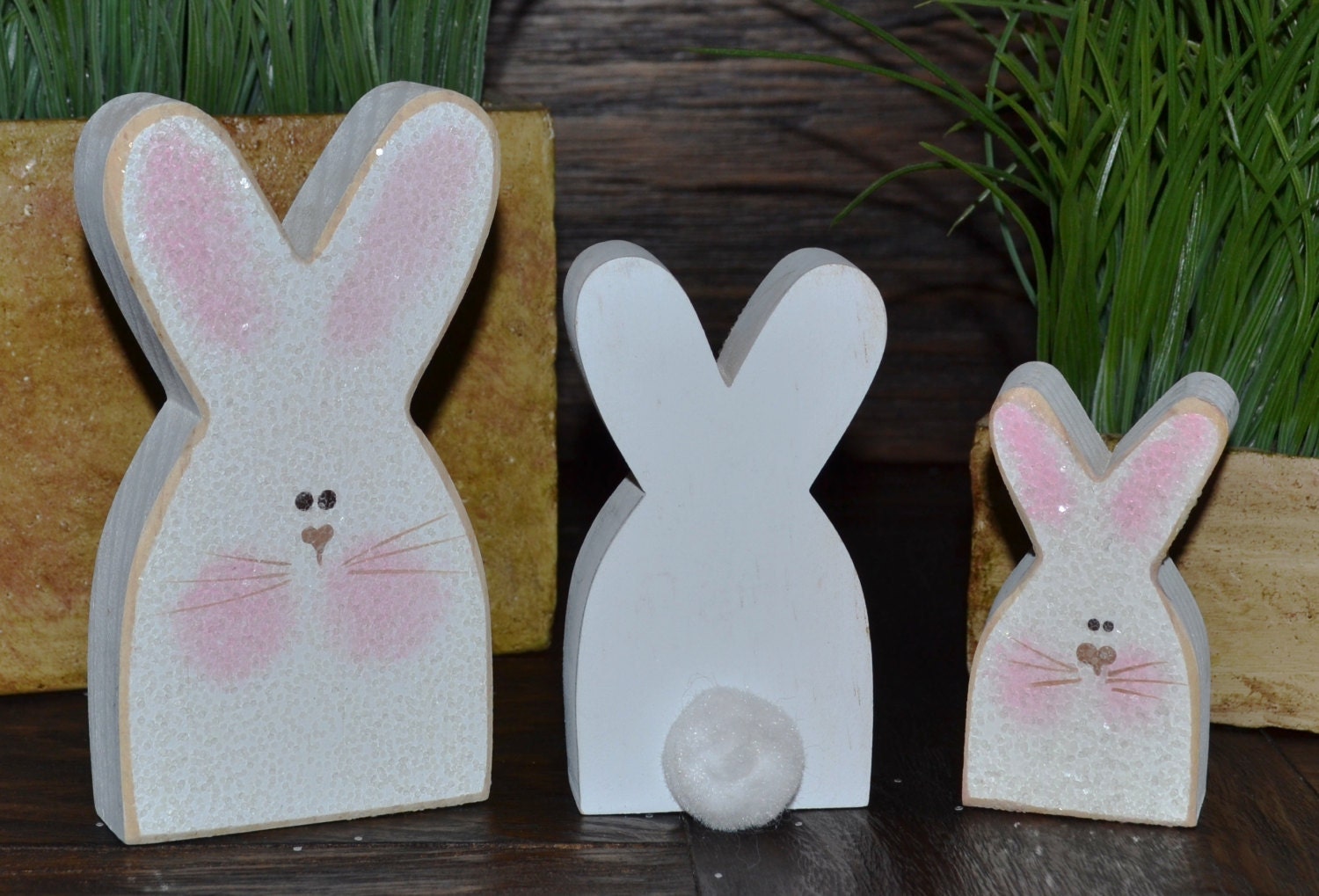 Personalized Easter Decor-Add-on Pieces Bunny Bunnies | Etsy