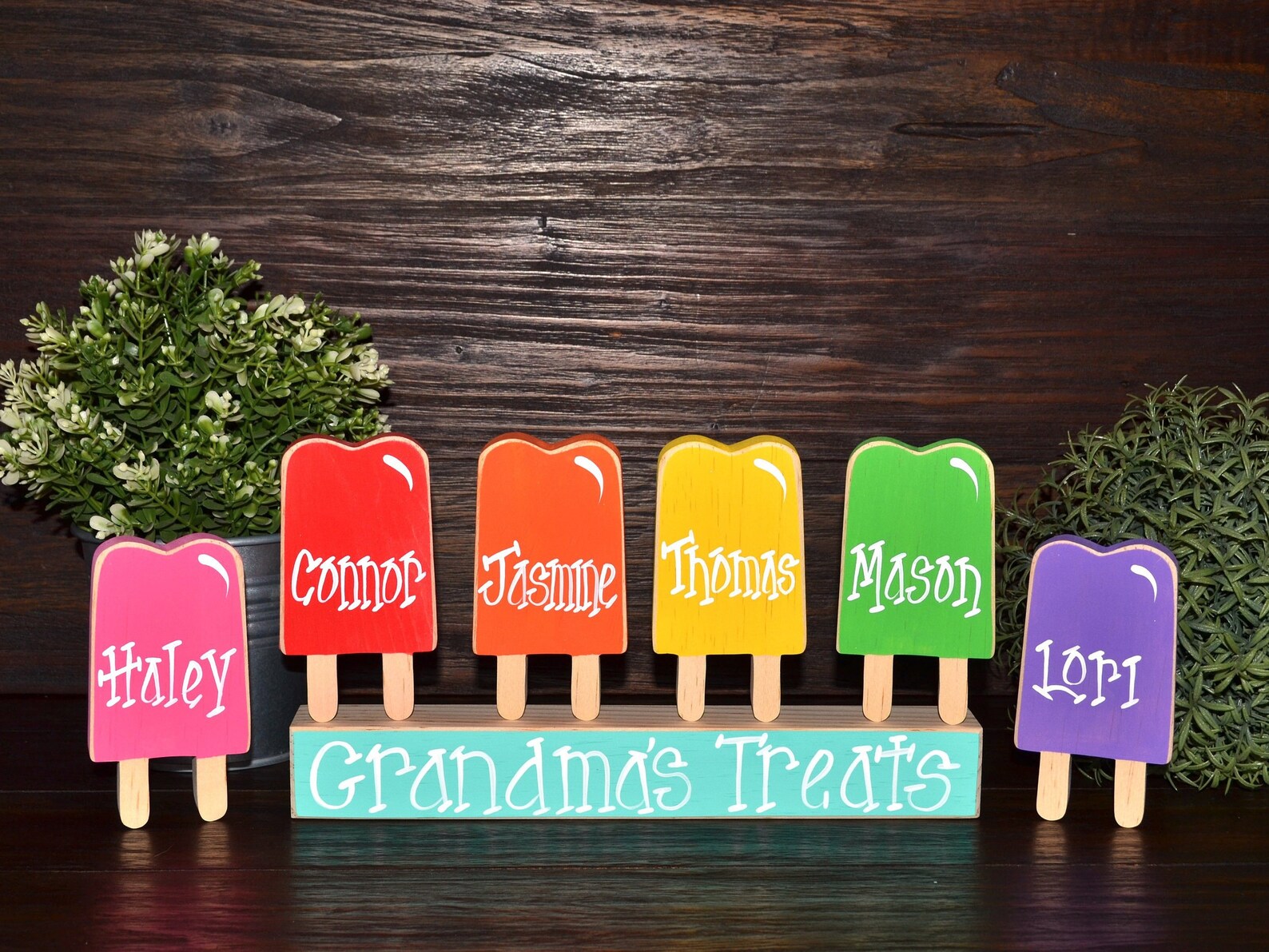 Popsicle Summer Blocks Mother's Day Gift Decor - Etsy