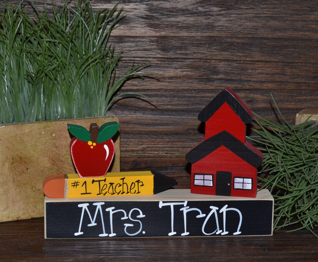 Personalized Teacher Gift Name Plate Wedding Gift for Teacher ...