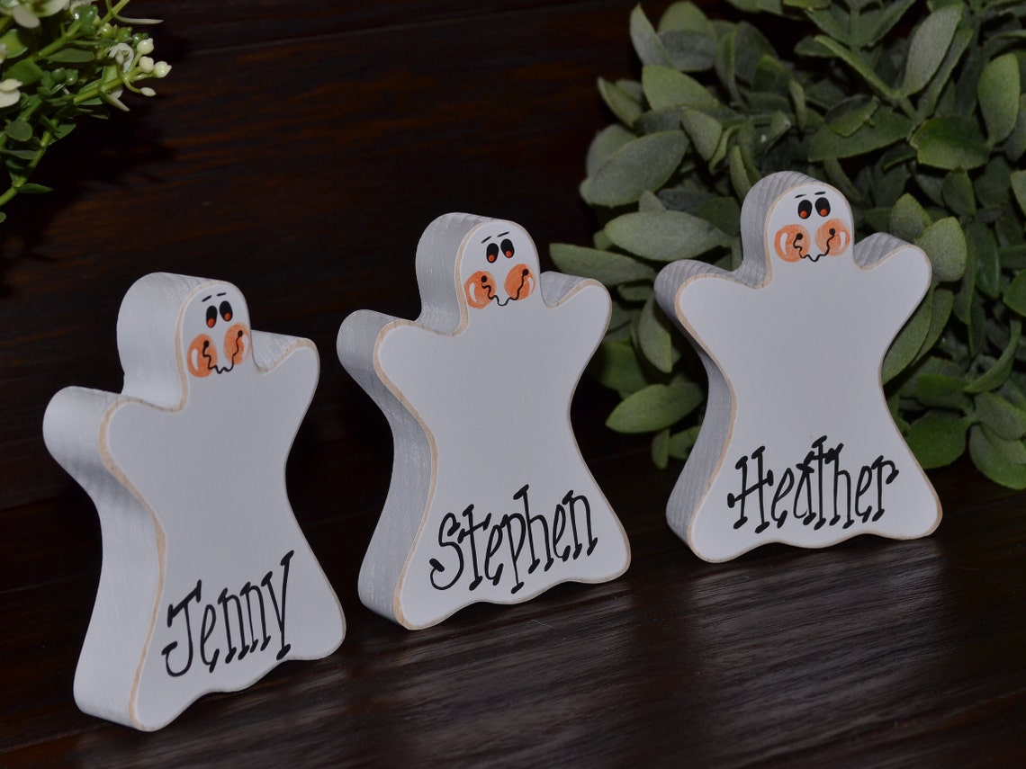 Halloween Decor Block Set Personalized Halloween Decor Our | Etsy