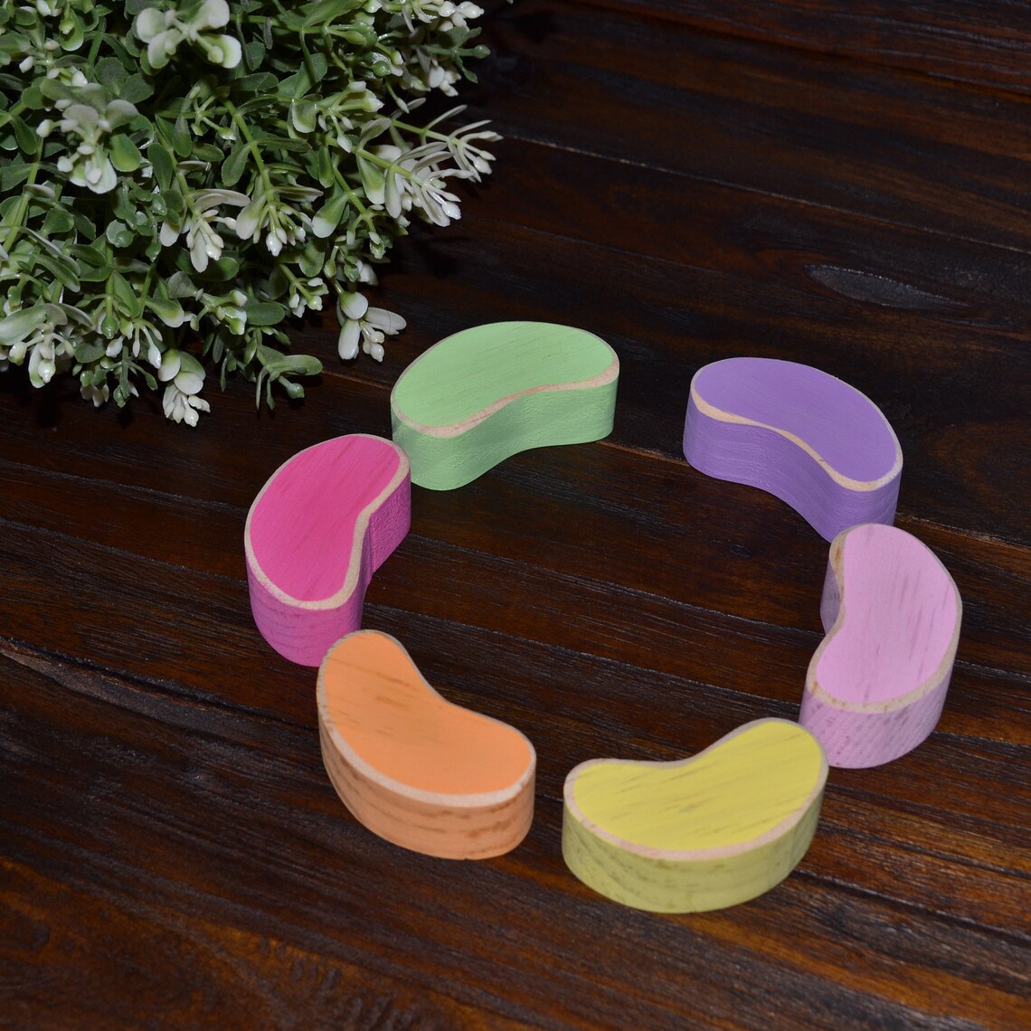 Mini Jelly Bean Spring Easter Decor Easter Tiered Tray Decor - Etsy