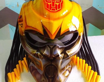 Bumble Bee Motorcycle Helmet - Etsy