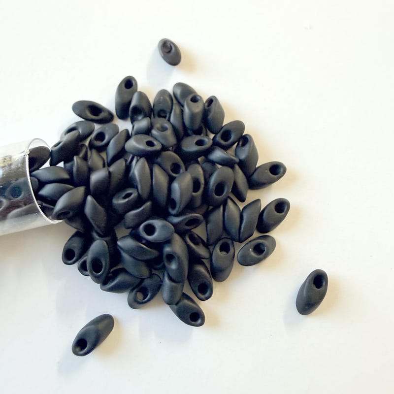 Long Magatama Beads - Etsy
