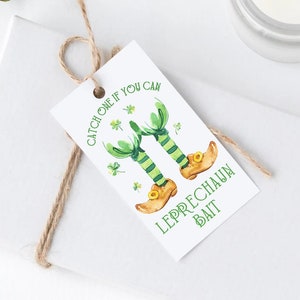 Leprechaun Bait Tags, Printable St Patrick's Day Treat Tags St Patrick ...