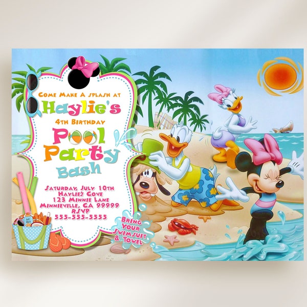 Minnie Mouse Invites - Etsy