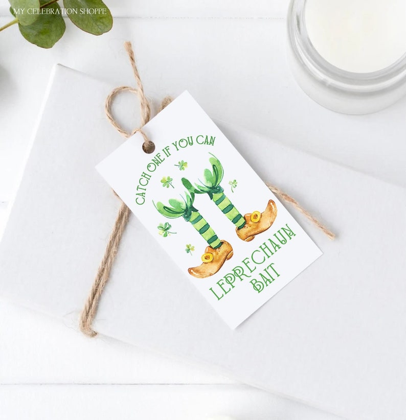 Leprechaun Bait Tags Printable St Patrick's Day Treat - Etsy
