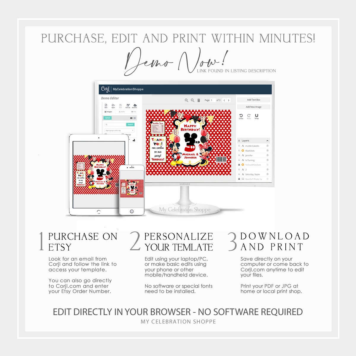 EDITABLE Mickey and Minnie Mouse Chip Bag Template Printable - Etsy UK