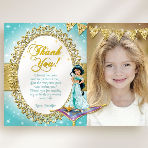 Princess Jasmine Cards - Etsy