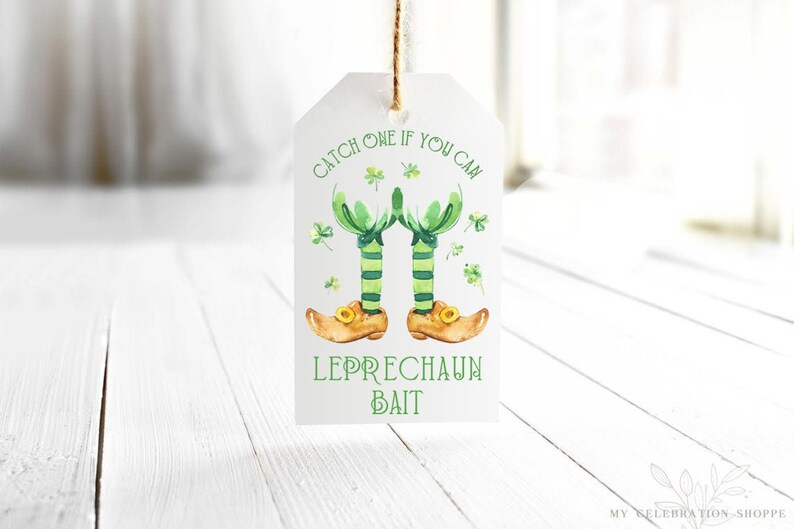 Leprechaun Bait Tags Printable St Patrick's Day Treat - Etsy
