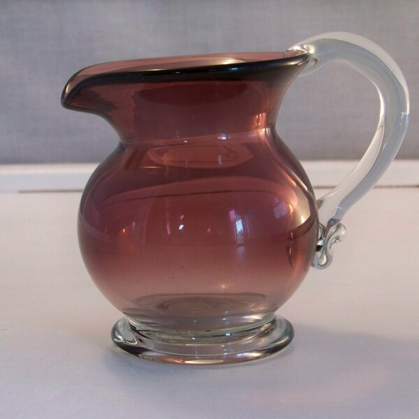 Small Glass Pitcher - Etsy