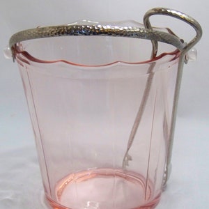 Decagon Pink Depression Glass CAMBRIDGE Glass Company Ice | Etsy