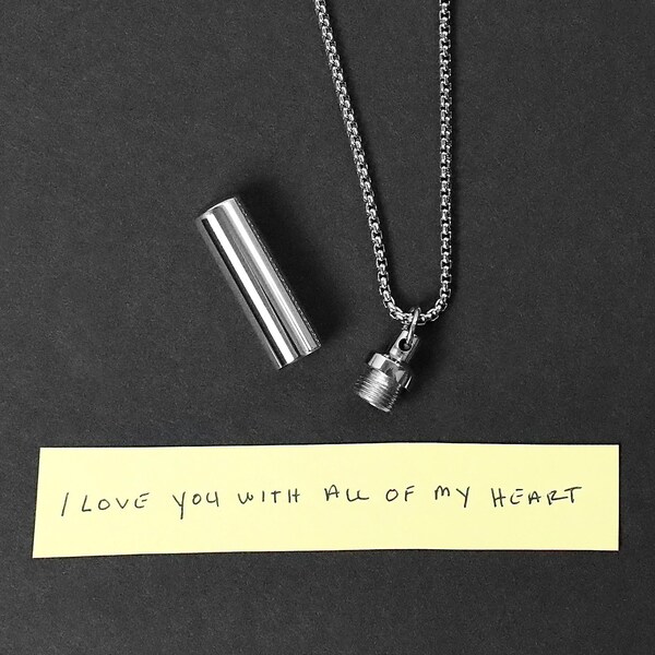 Capsule Necklace - Etsy