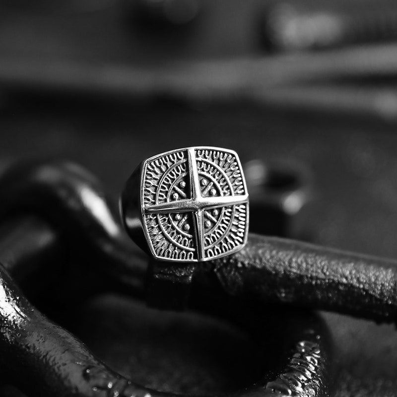 Compass Ring Etsy