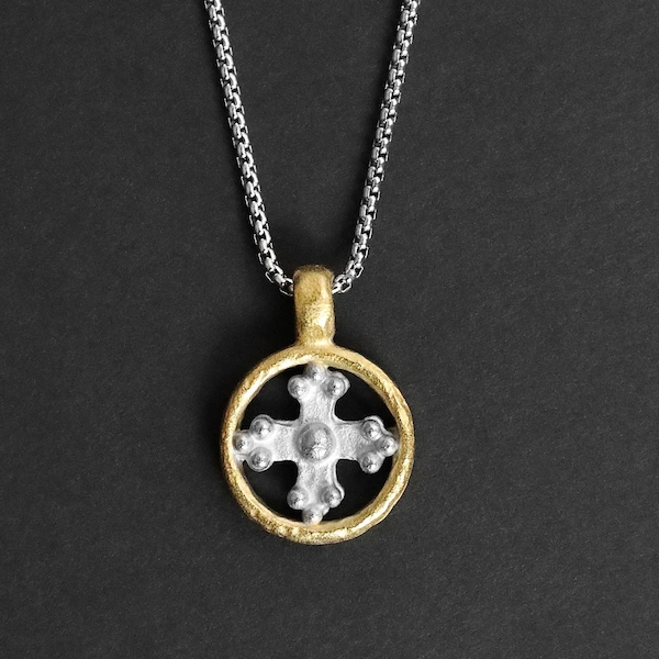 Greek Cross Necklace - Etsy