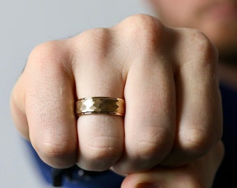 Virgin Mary Ring in Gold Men's Ring Men's Band Stainless Steel Ring Men ...