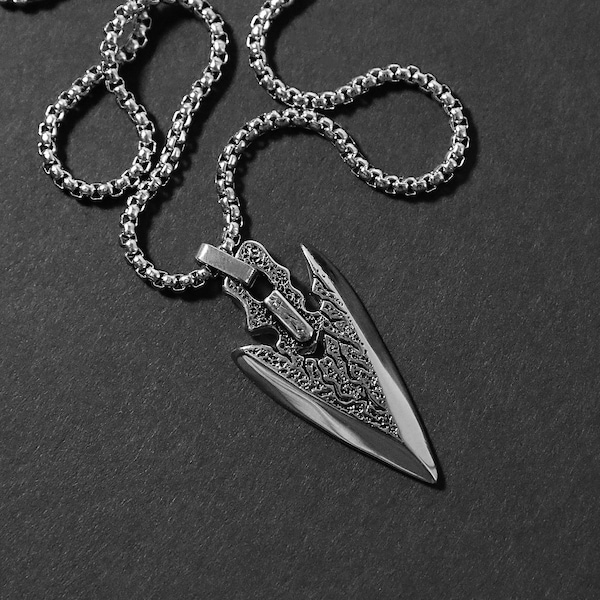 Arrowhead Necklace - Etsy