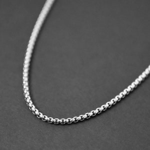 Engraved Chain - Men's Steel Chain Necklace - Stainless Steel Chain ...