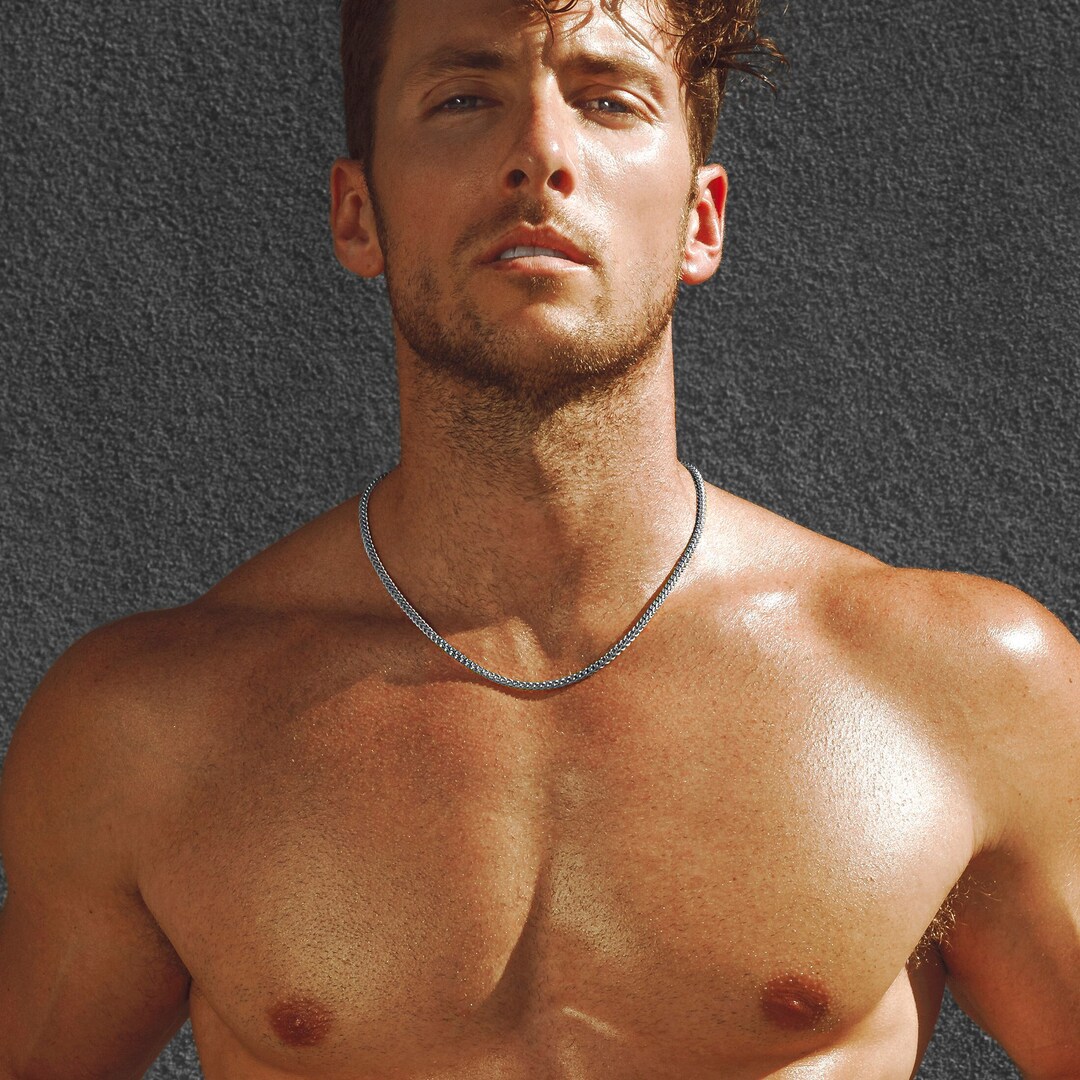 Men's Chain Necklace - Silver Franco Chain 3.5mm - Silver Chain ...