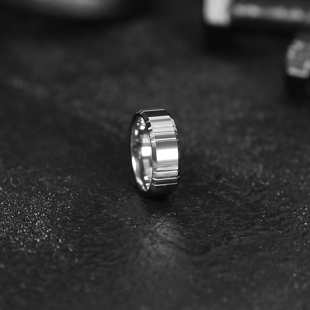 Luke Super Titanium Band - Men's Ring - Men's Waterproof Band ...
