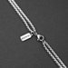 Men's Necklace - Double Layered Box Chain Necklace - 3mm - Masculine ...