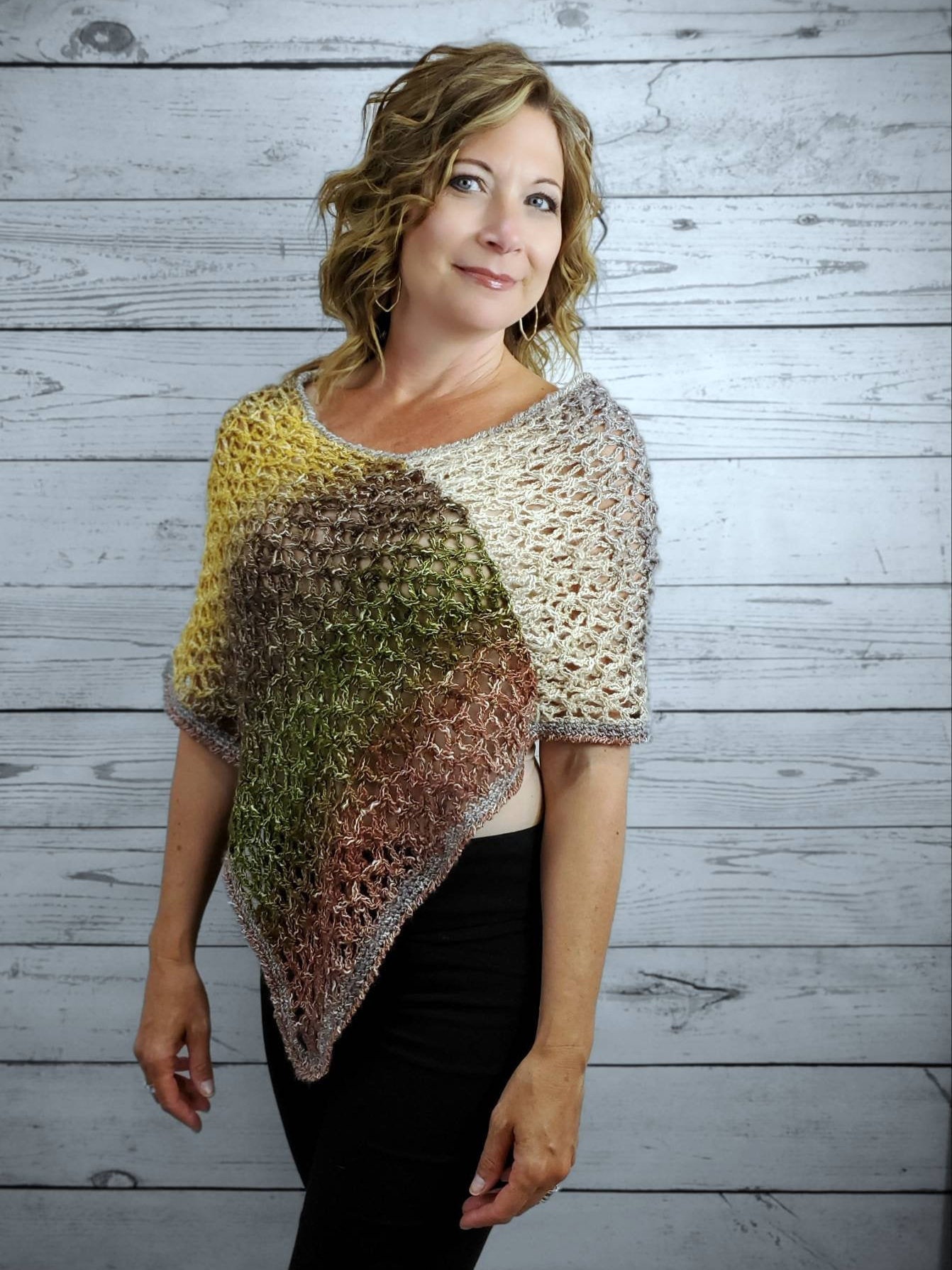 Boho Fall Poncho Crocheted Fall Poncho Fall Boho Shawl | Etsy