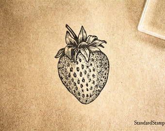 Strawberry Stamp | Etsy