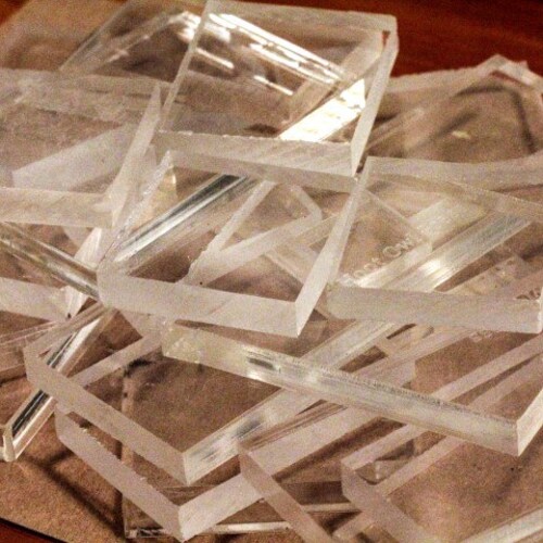 Acrylic Mounting Stamp Block Clear Silicone Stamp Block | Etsy