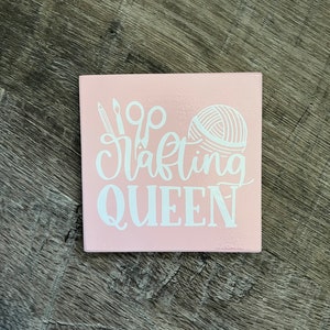 Crafting Queen Wood Sign /craft Room / Mini Craft Room Sign / Craft ...