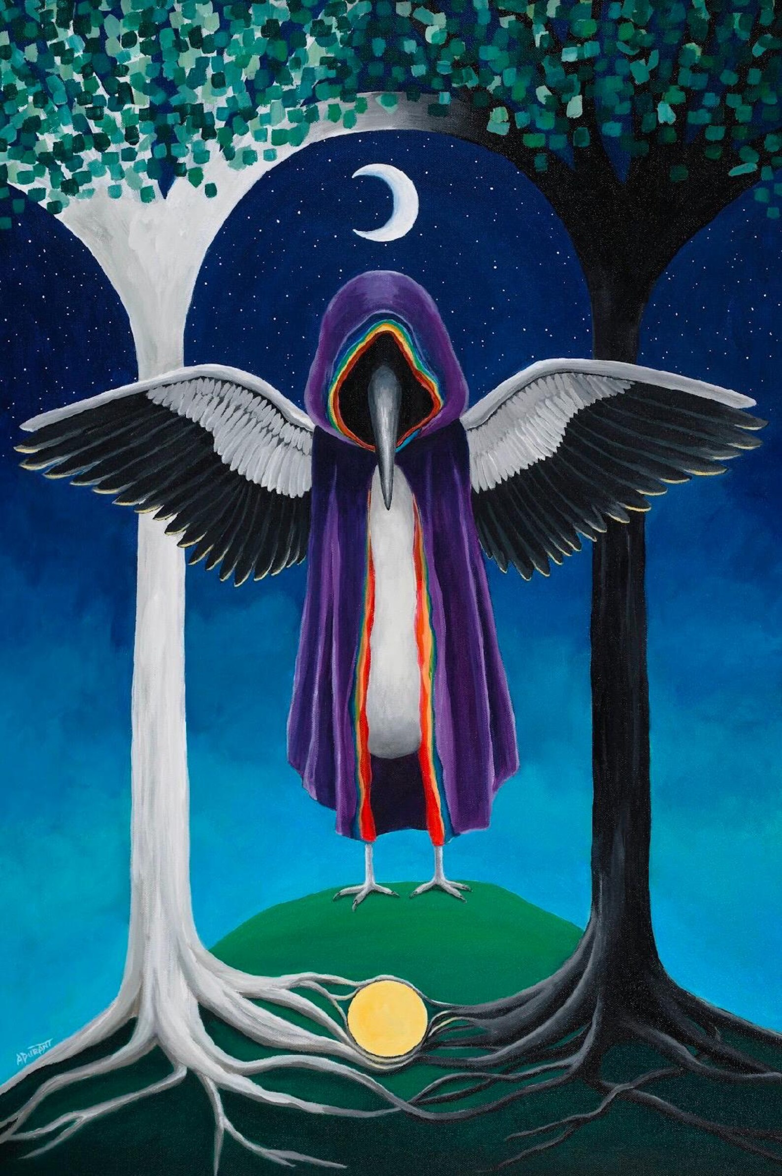 The High Priestess - Tarot of the Birds Series - Etsy