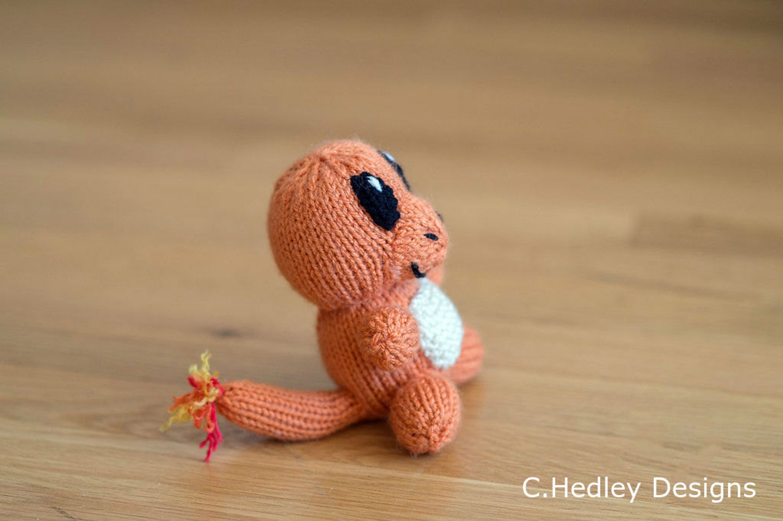 Mini Knitted Charmander Plush - Etsy