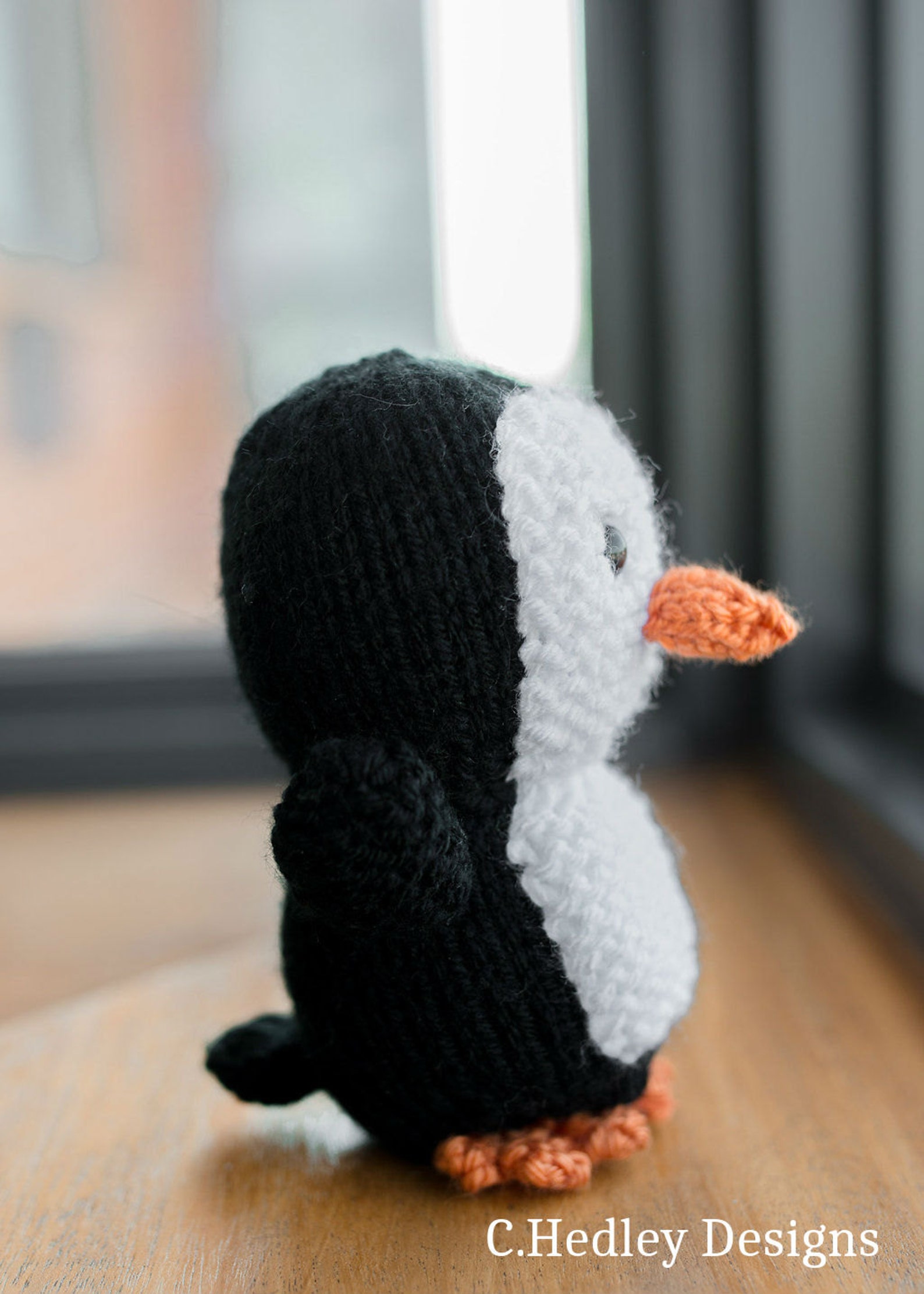Mini Knitted Plush Penguin Toy, Baby Shower, Stuffed Animal, Nursery ...