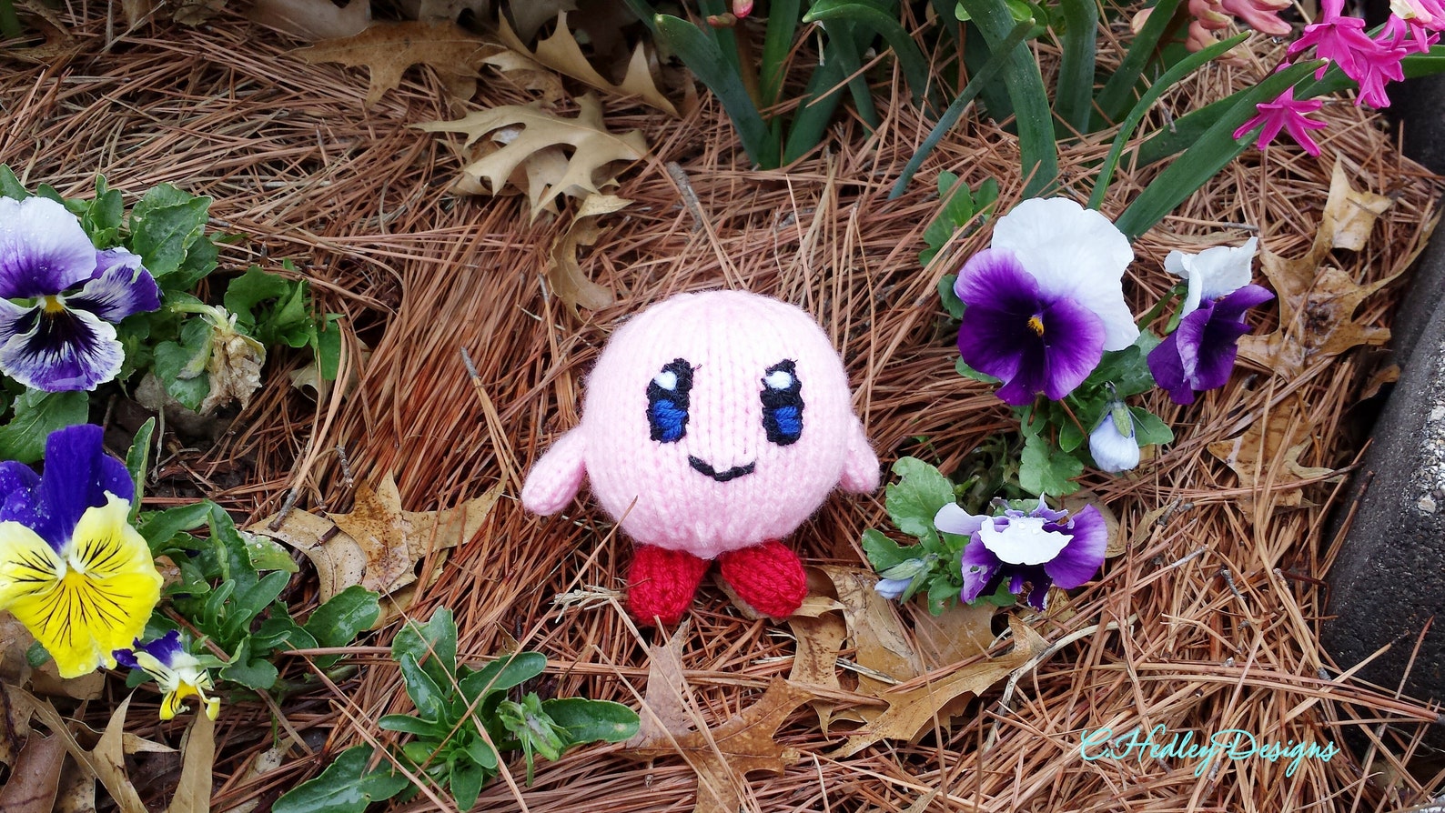 Toy Knitting Pattern PDF for Kirby Plush - Etsy