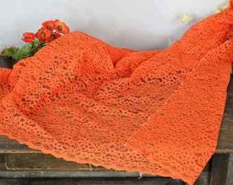 Orange lace | Etsy