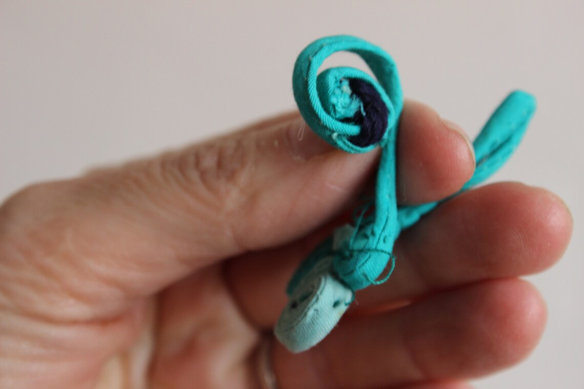 Vintage 1960s Frog Closures / Set of Five Teal Fabric Toggle | Etsy