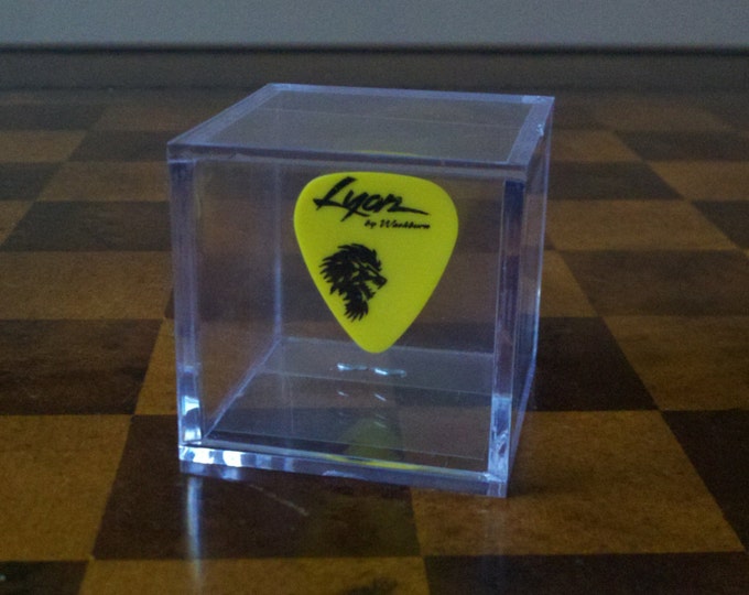 Single Guitar Pick Collector Display Case Box 2"x2"x2" - Etsy