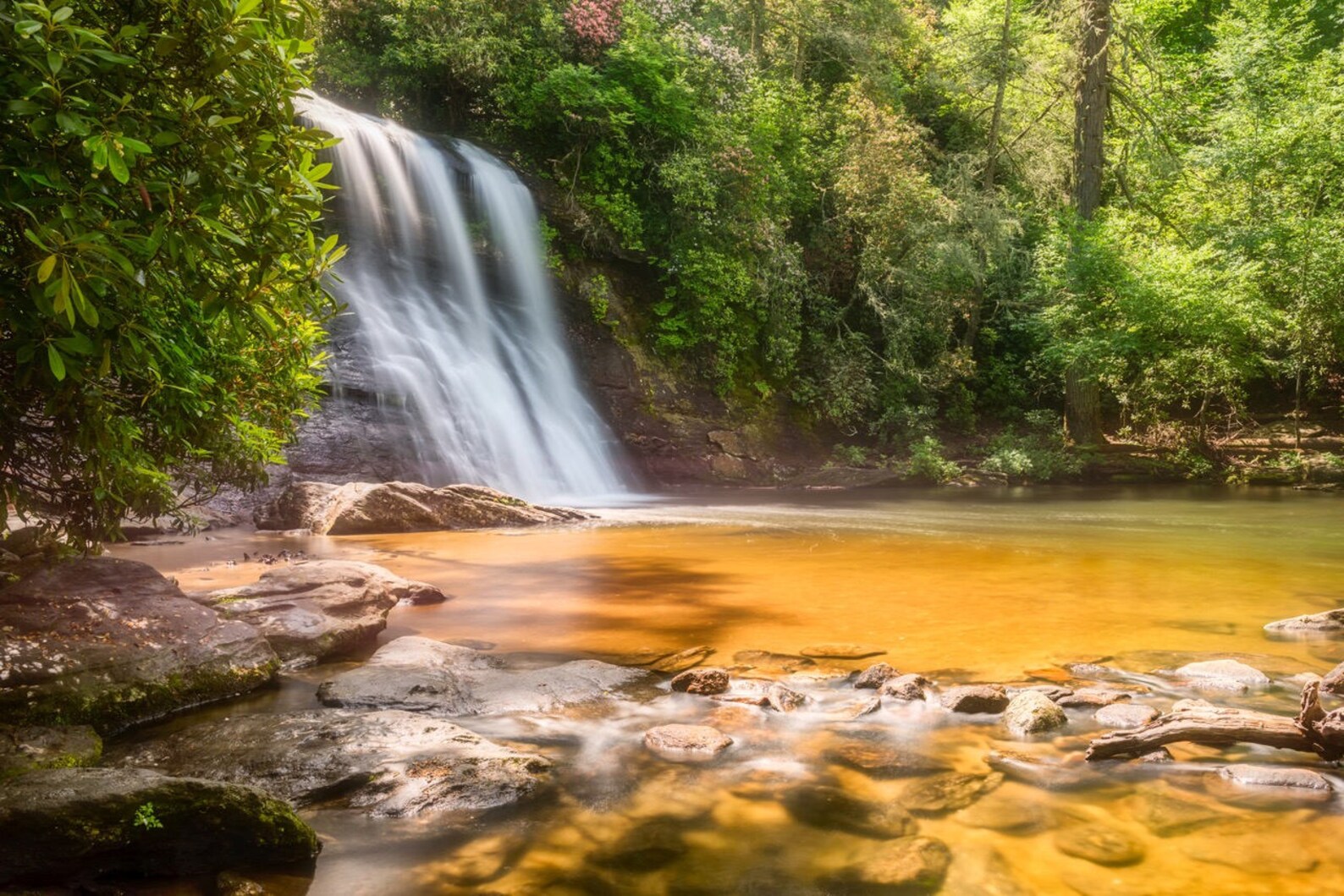 Landscape Photography Silver Run Falls Cashiers North - Etsy