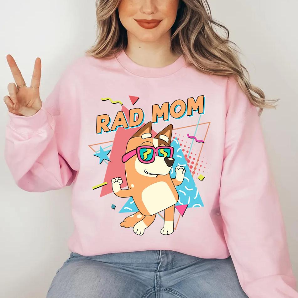 Bluey Rad Mom PNG, Bluey Mom Png, Bluey Mother's Day Gift, Birthday ...