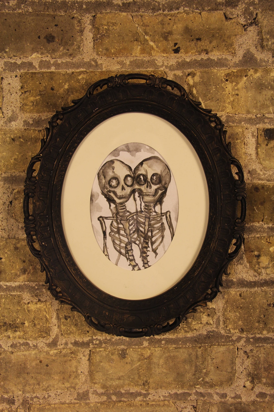 Conjoined Twins_conjoined Skeleton_halloween Decor_gothic Home Decor ...