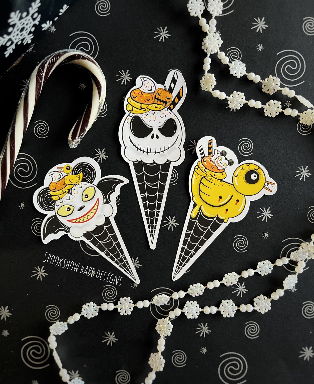 Christmas Sticker Pack/spooky Christmas Stickers/nbc Stickers/jack ...