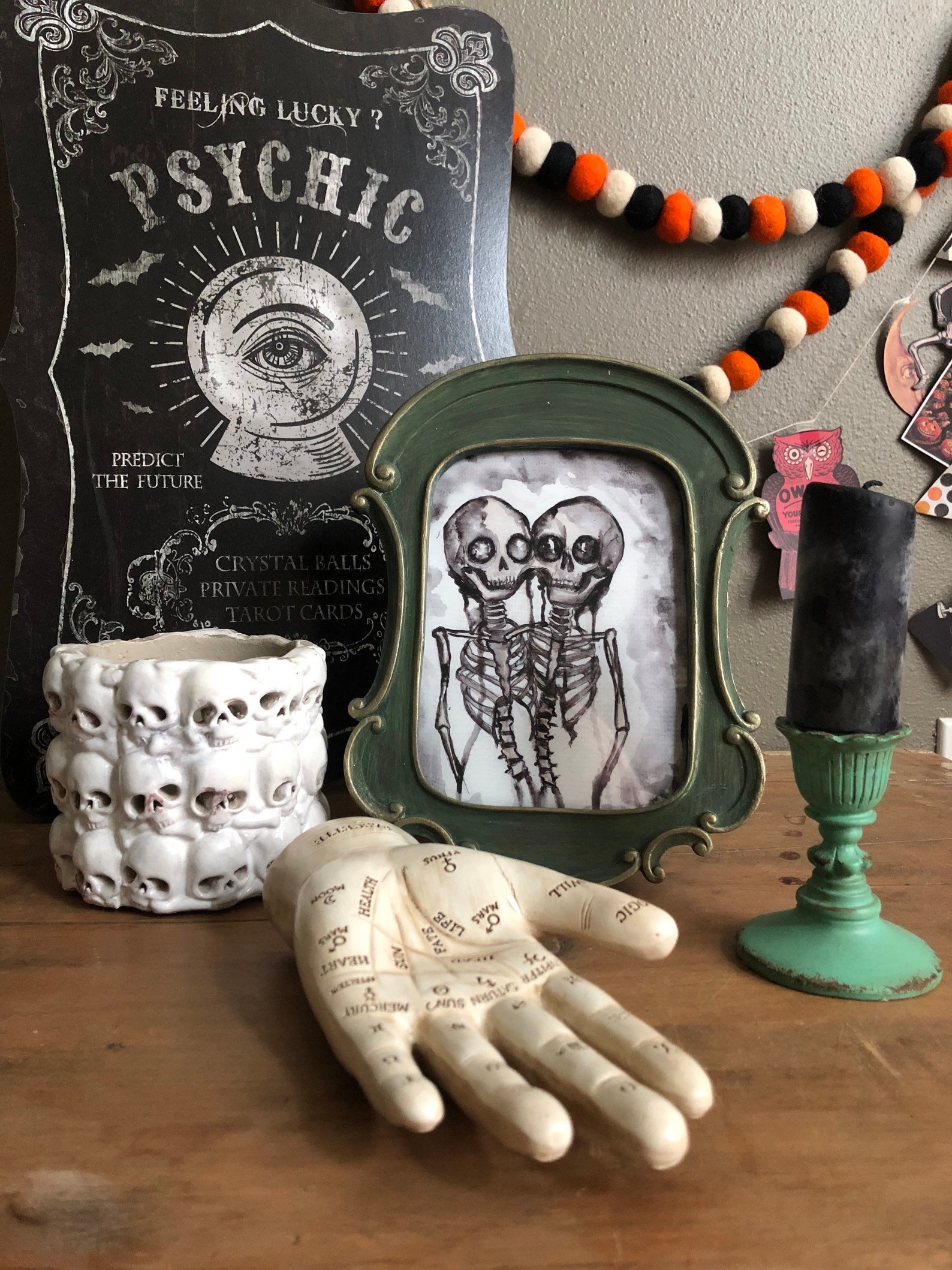 Conjoined Twins_conjoined Skeleton_halloween Decor_gothic Home | Etsy