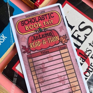 Scholastic Book Fair Order Form 90s, 80's Nostalgic Halloween Bookmark ...