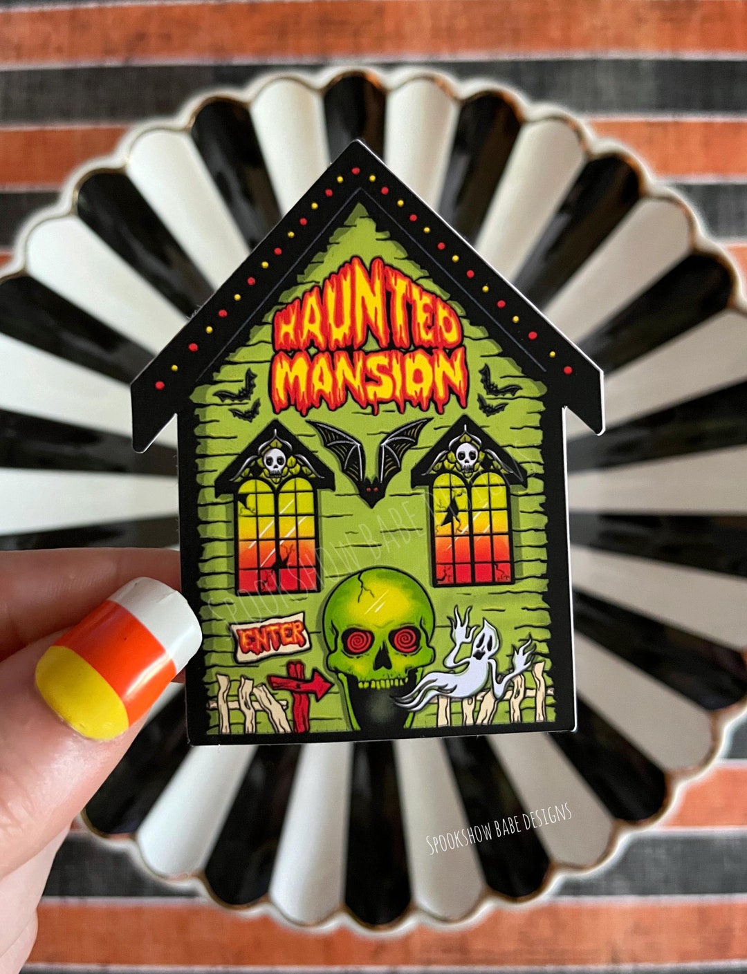 Haunted Mansion Sticker - Etsy