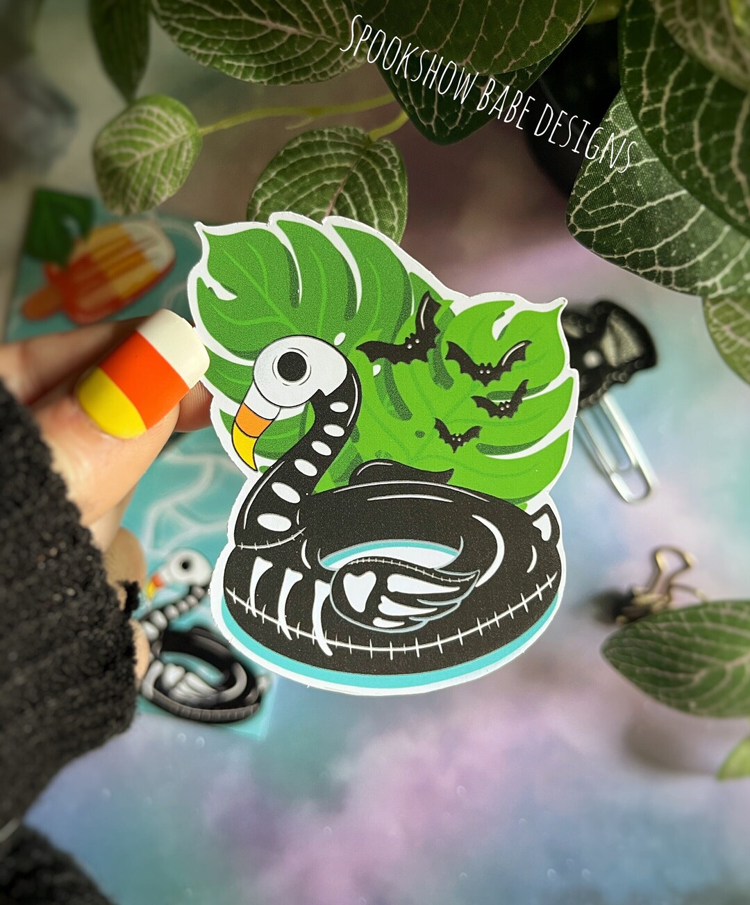 Summer Sticker/beach Sticker/pool Float Sticker/monstara Sticker/pool ...