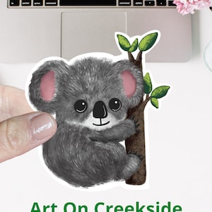 Koala Vinyl Sticker Adds Super Cute Decoration to Water Bottles ...