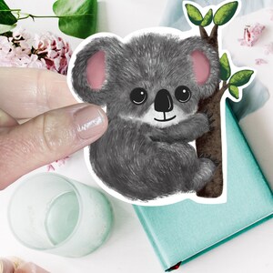 Koala Vinyl Sticker Adds Super Cute Decoration to Water Bottles ...