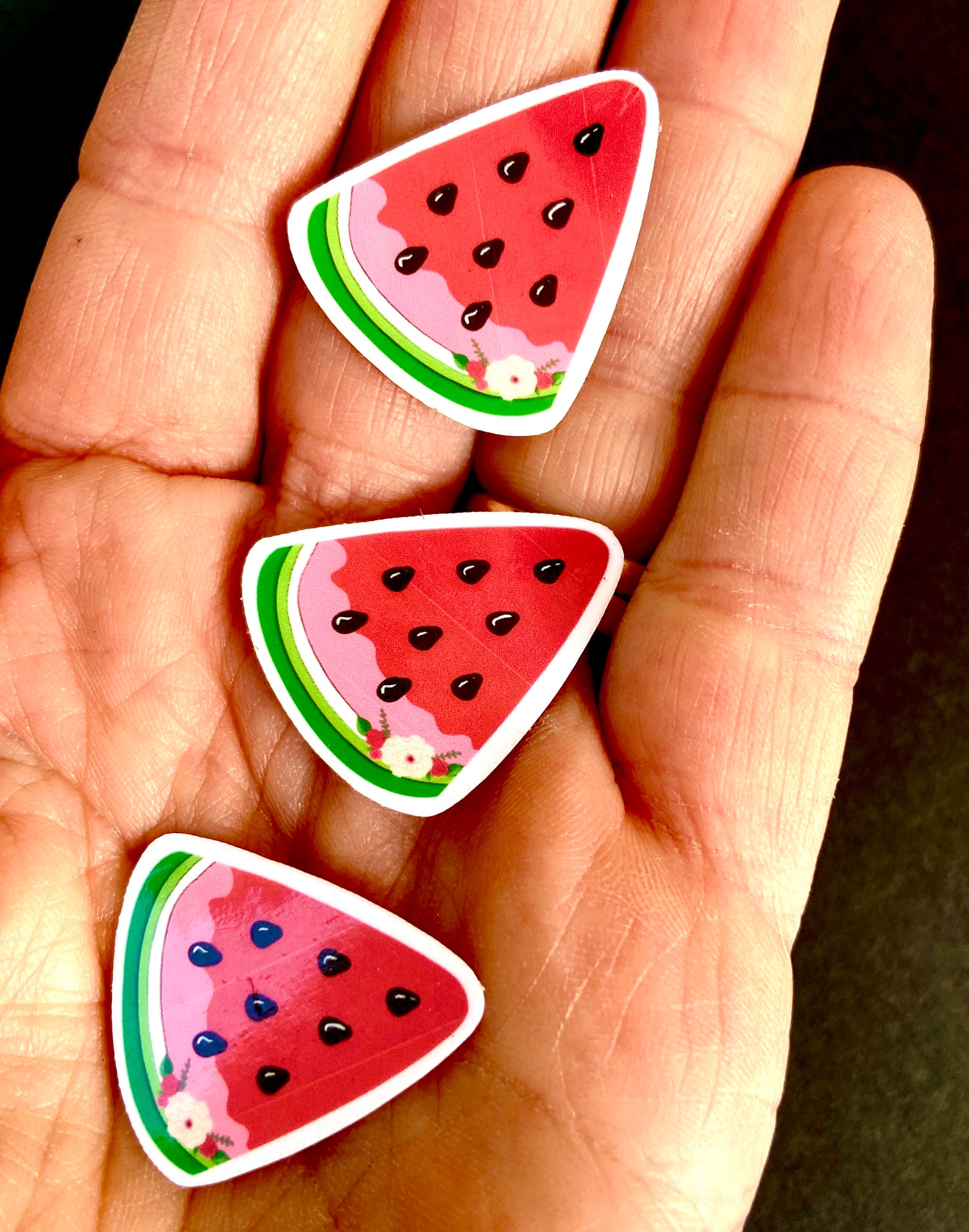 Fun Colorful Watermelon Vinyl Sticker to put on your water | Etsy