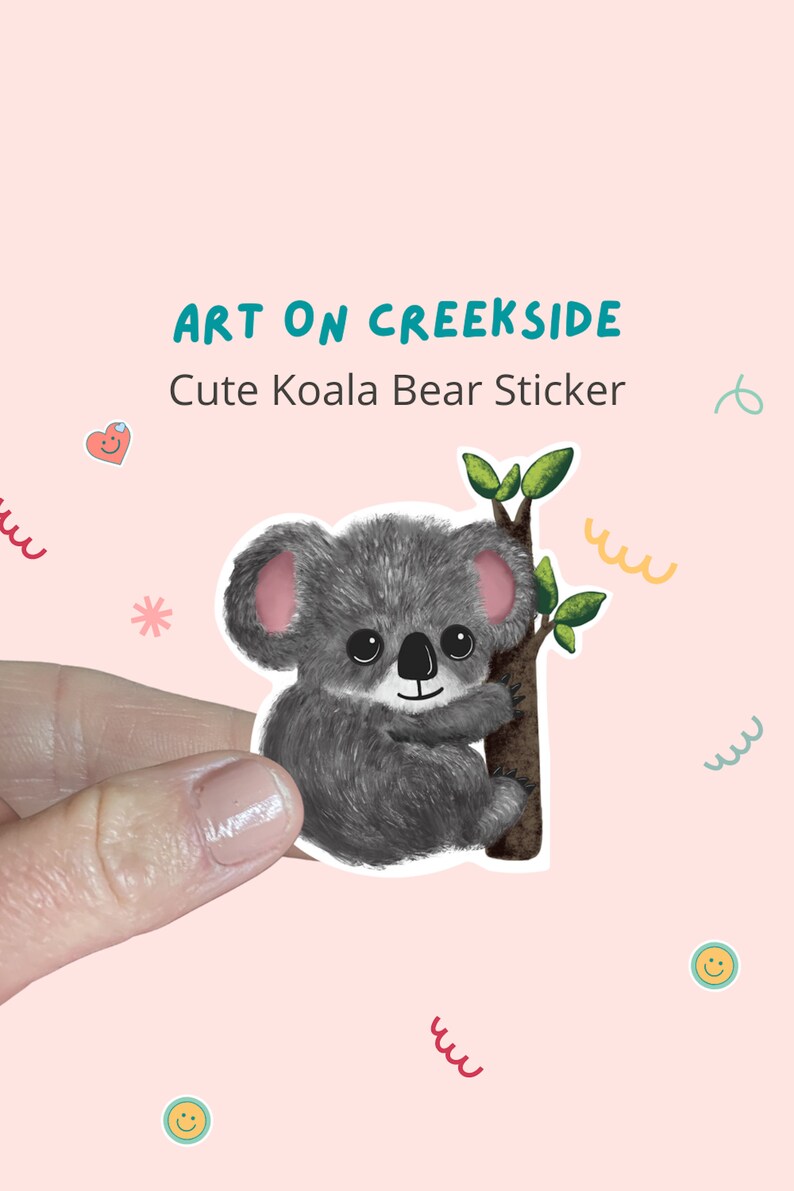 Koala Vinyl Sticker Adds Super Cute Decoration to Water - Etsy