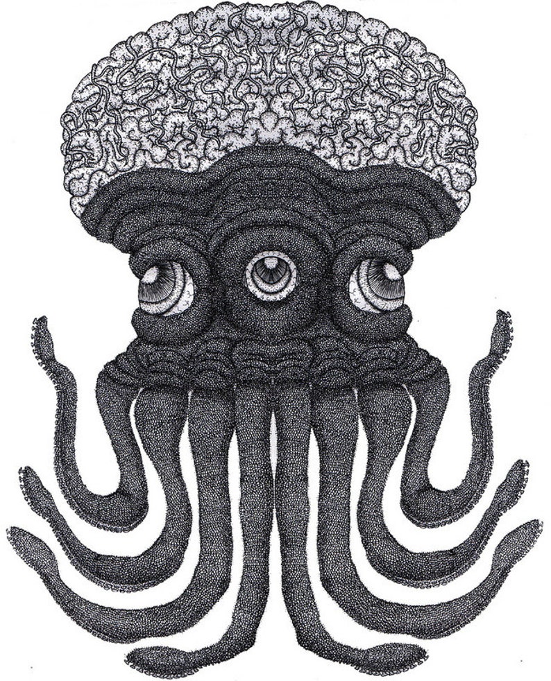 Octopus Brains - Etsy